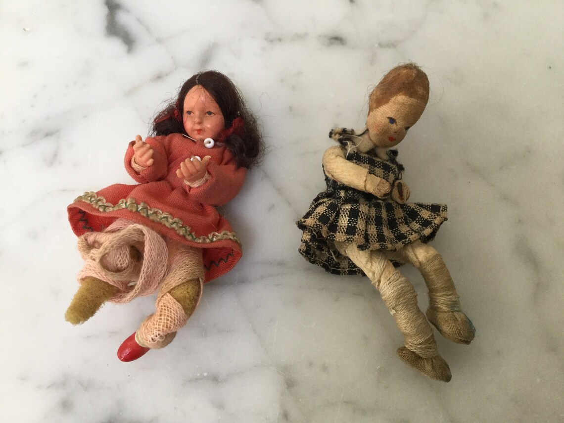 Vintage Miniature Dolls - Etsy