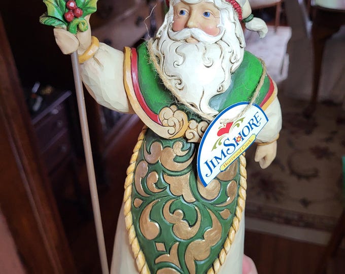 Jim Shore Large Santa Figurine for the Holidays - Etsy