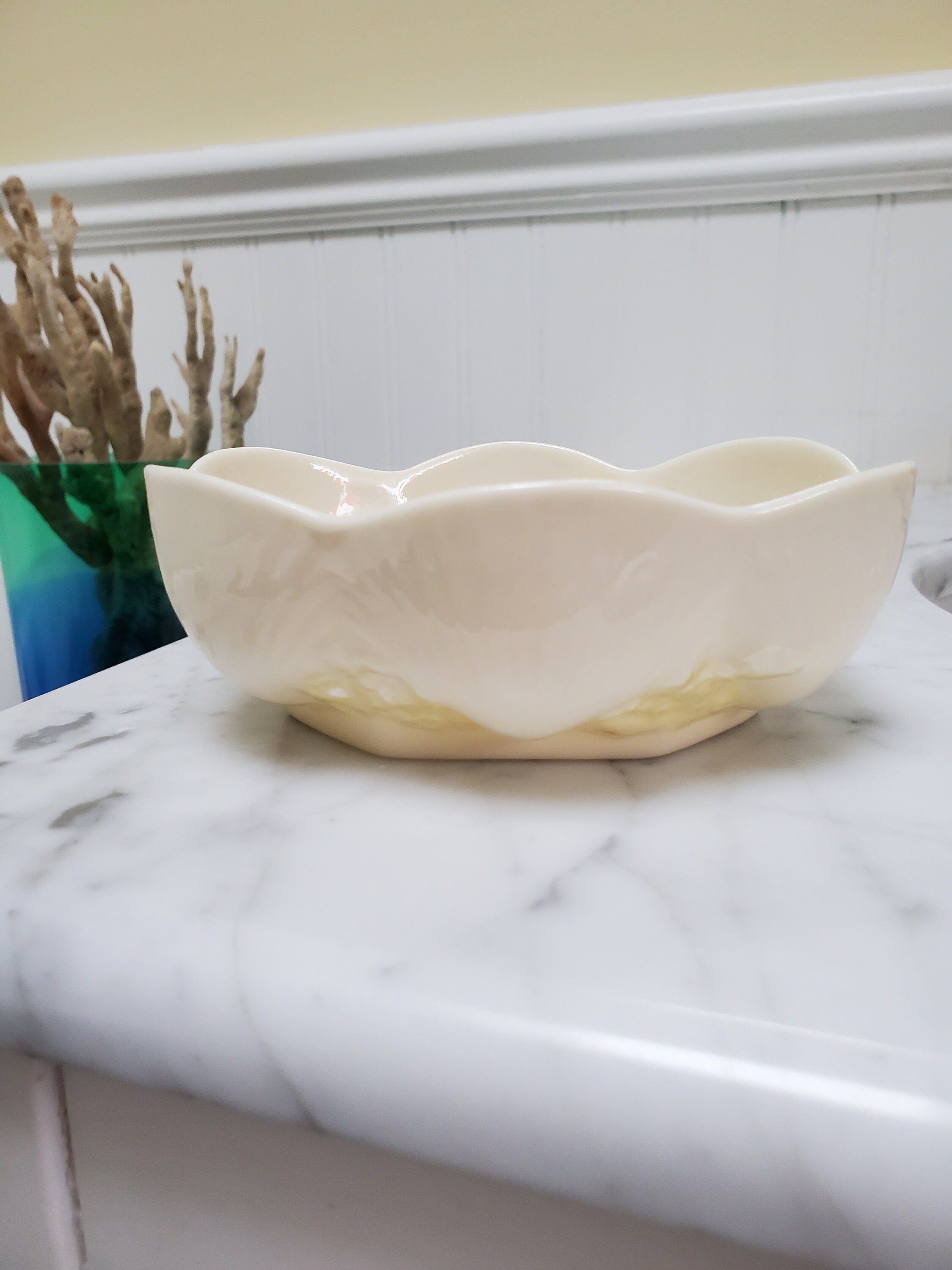 Belleek Shell Dish - Etsy