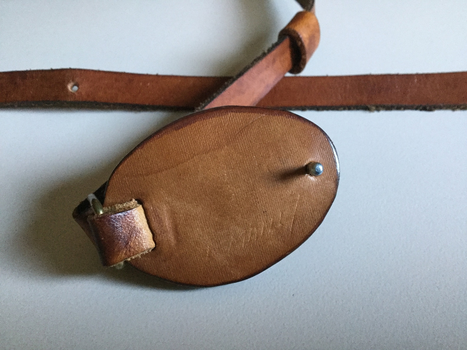 Vintage Hand Painted Cat Belt/tooled Leather Signed Cat Belt | Etsy