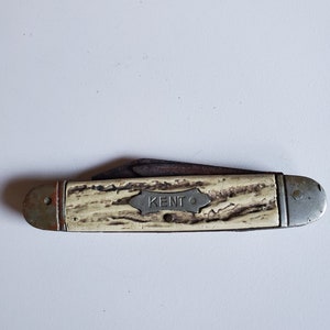 Vintage Kent Pocket Knife - Etsy