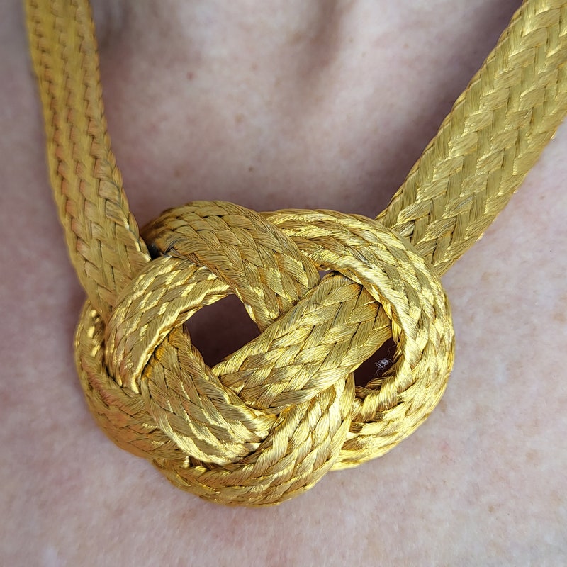 Woven Necklace - Etsy