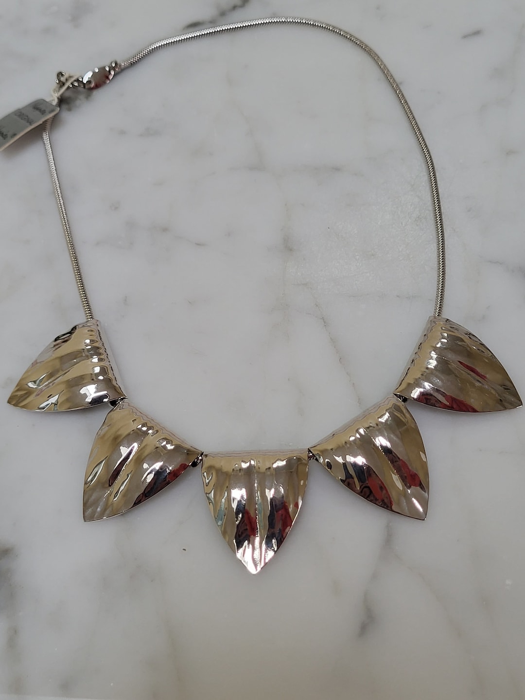 Vintage Napier Silverstone Shimmer Collection Leaf Choker 1970s - Etsy