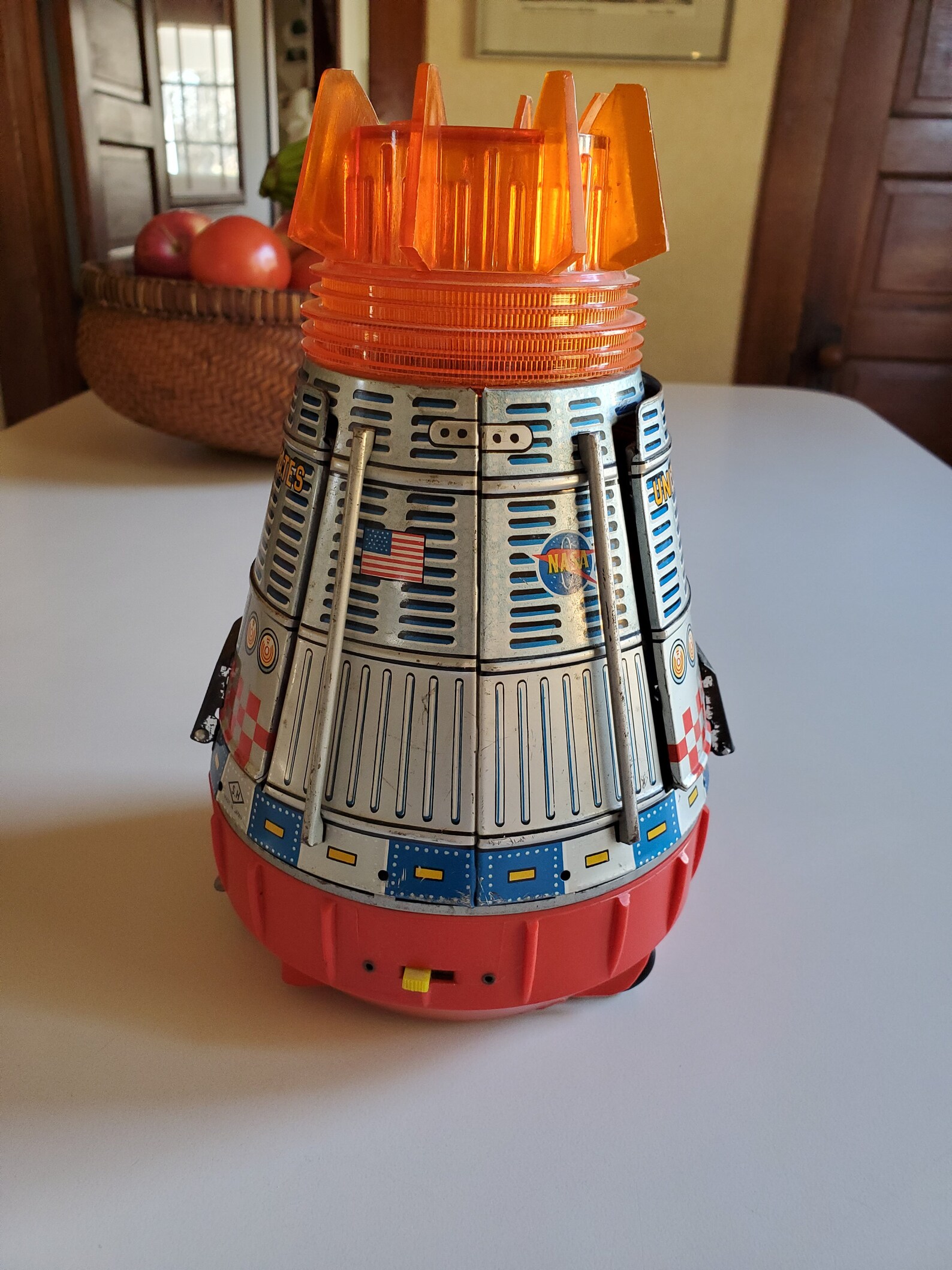 1960s Nasa Space Capsule Tin Toy - Etsy