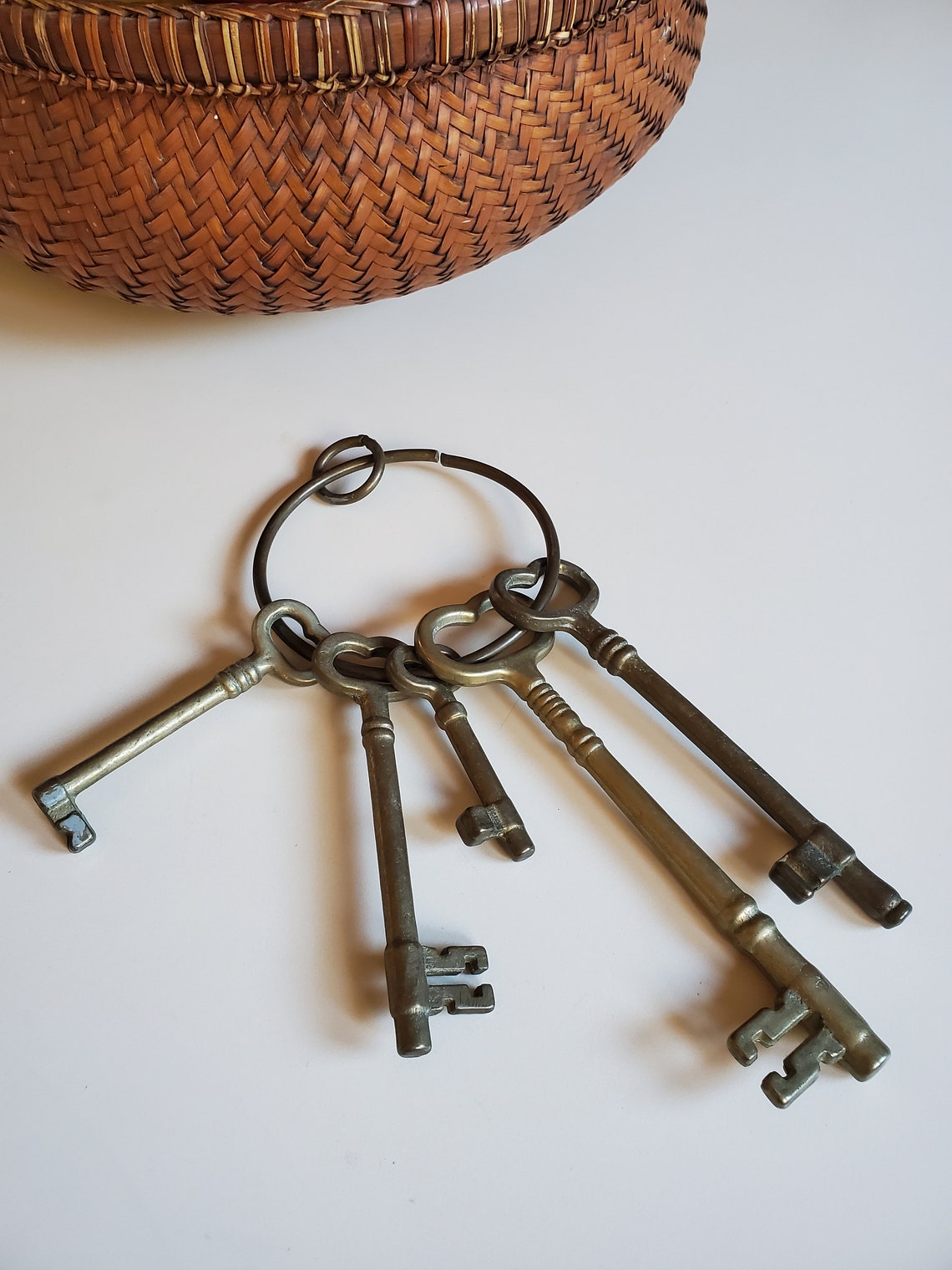 Large Brass Keys Wall or Table Decor - Etsy