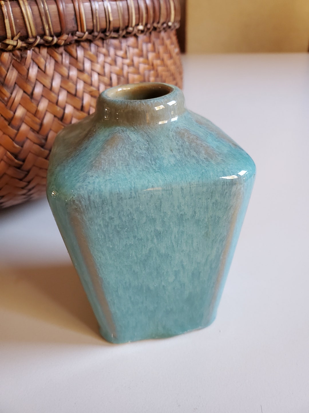 Blue Pottery Vase - Etsy