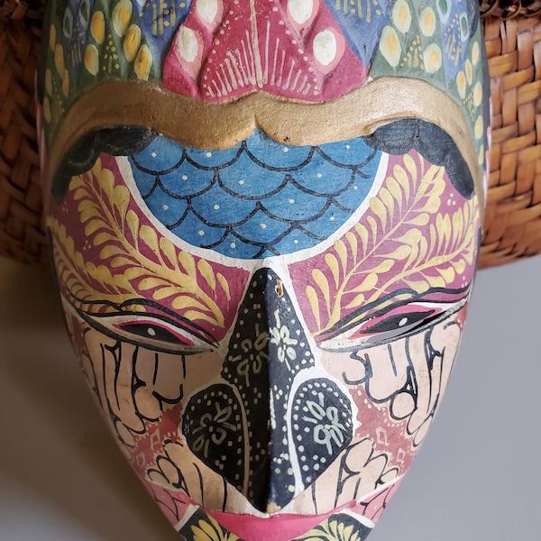 Hand Painted Face Mask - Etsy