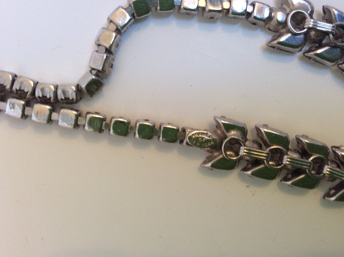 Necklace/kramer of New York Vintage Rhinestone Wedding | Etsy