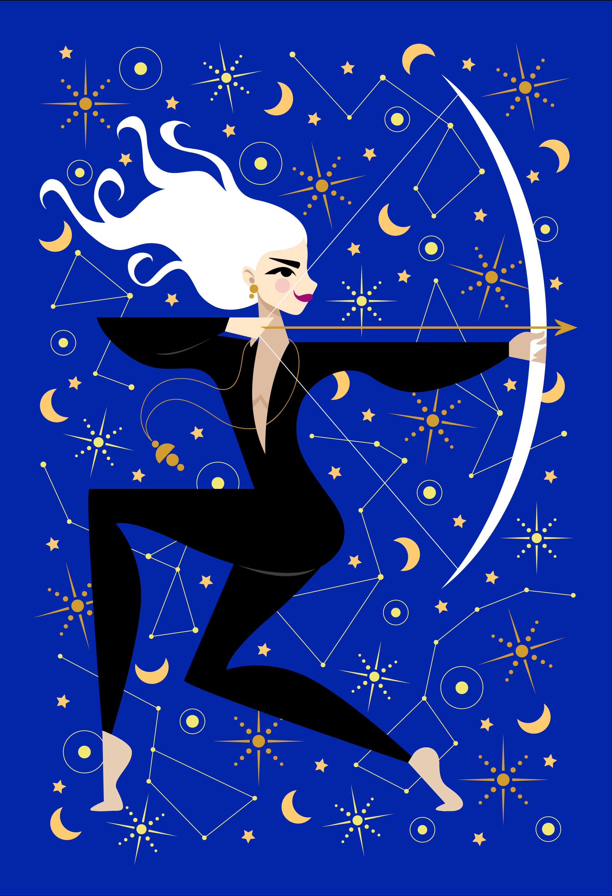 Celestial Archer Print - Etsy