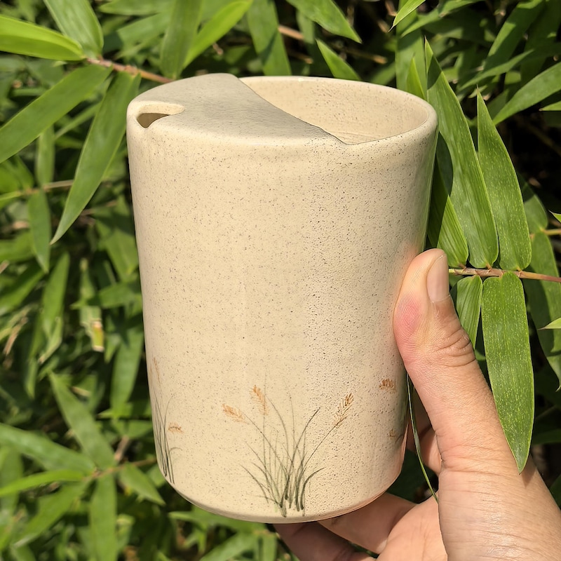 Botanical Ceramic Mugs - Etsy