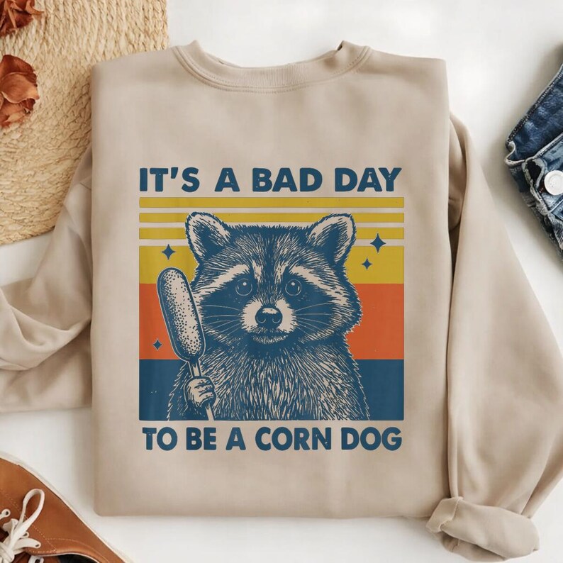 Its A Bad Day to Be A Corn Dog SVG PNG Funny Food Meme Digital Download ...