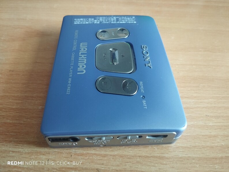 Sony Walkman Cassette Player Wm-ex 622 Blue- 1995 Working - Etsy