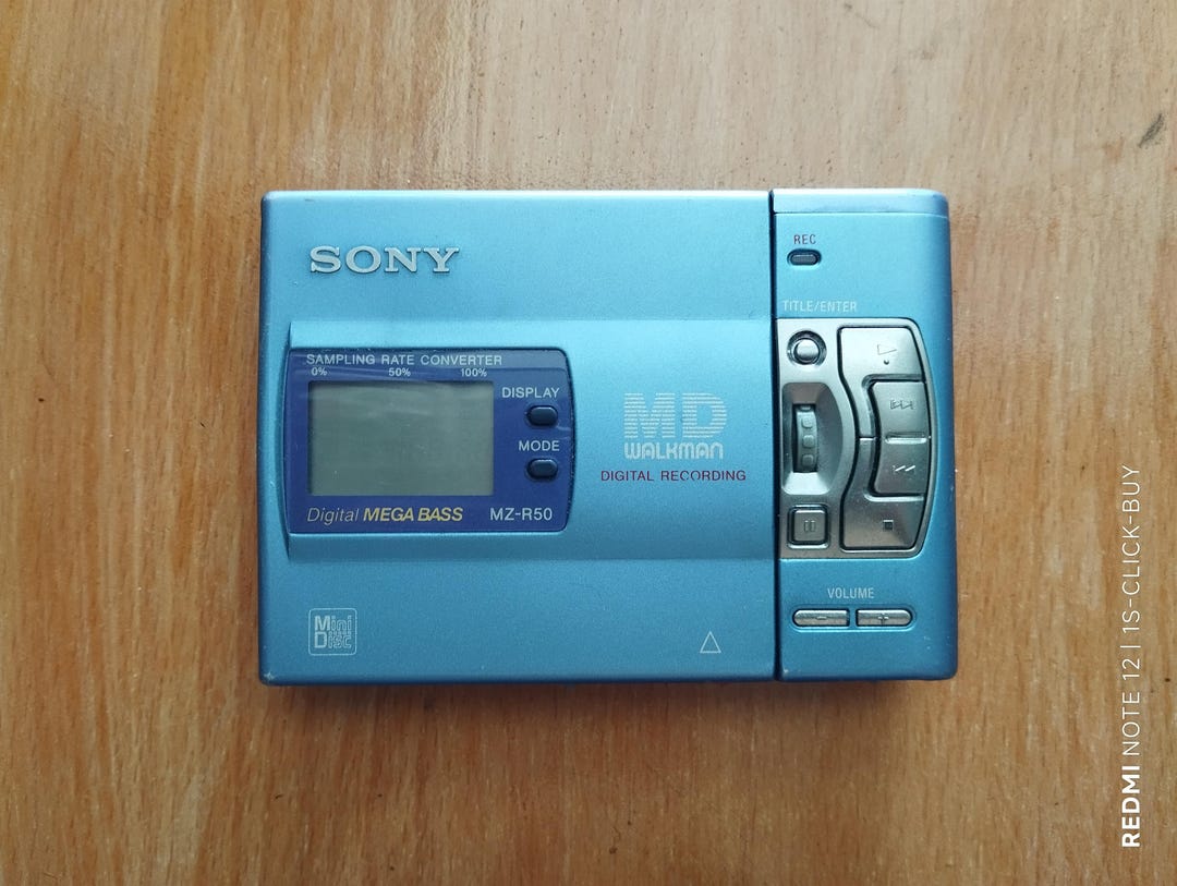 Sony Walkman Portable Mini Disc Player Mz R50- 1997 Working - Etsy UK