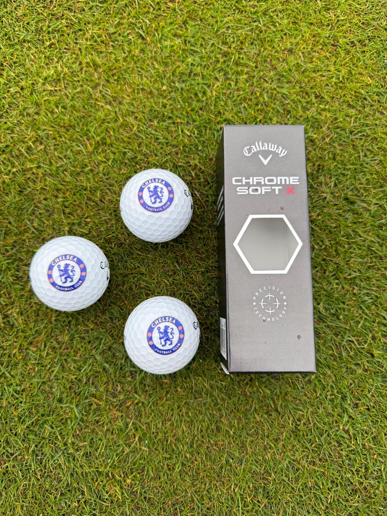 Chelsea FC Logo Golf Balls - Etsy