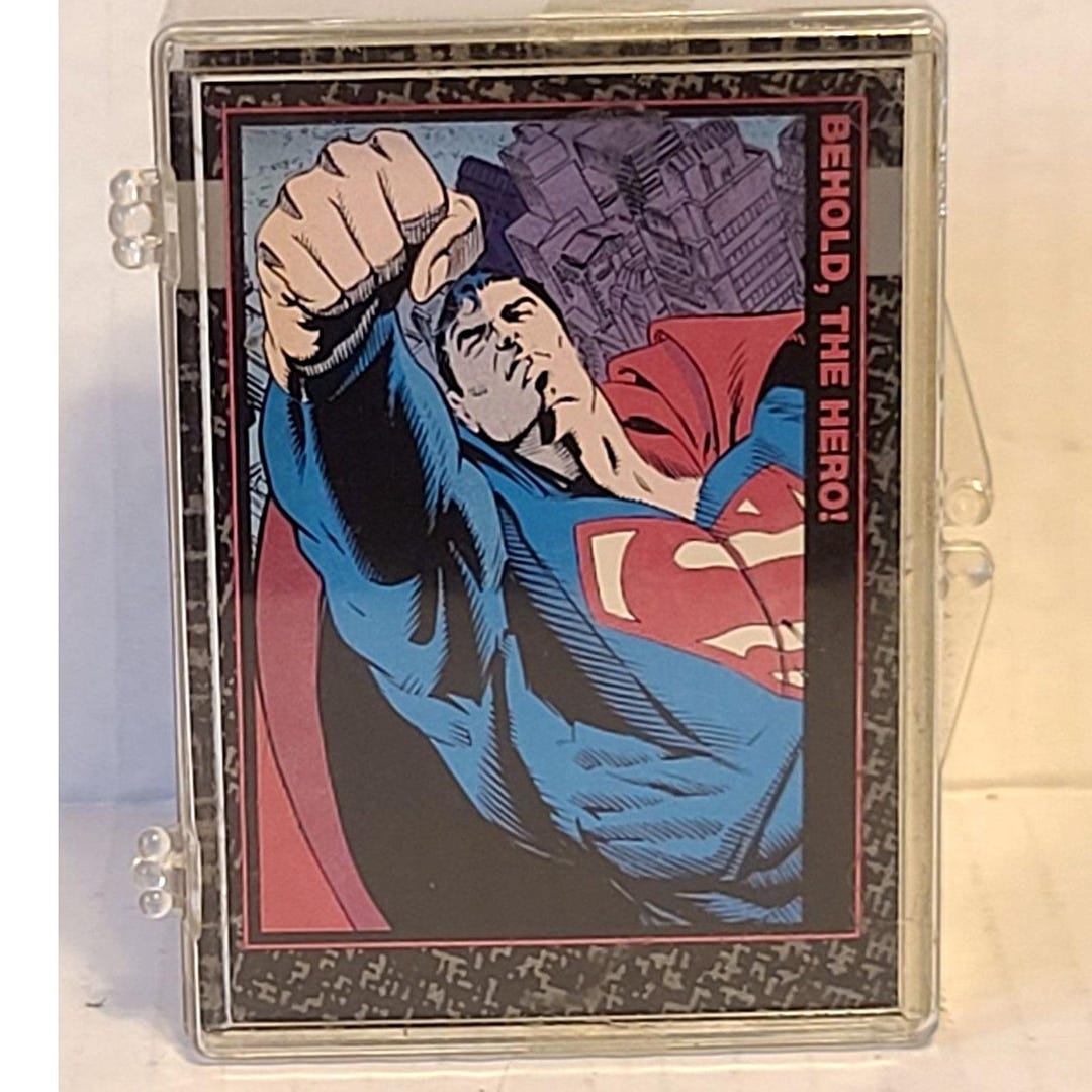 The Death of Superman 1992 Skybox Doomsday 100 Ct Complete Trading Card ...