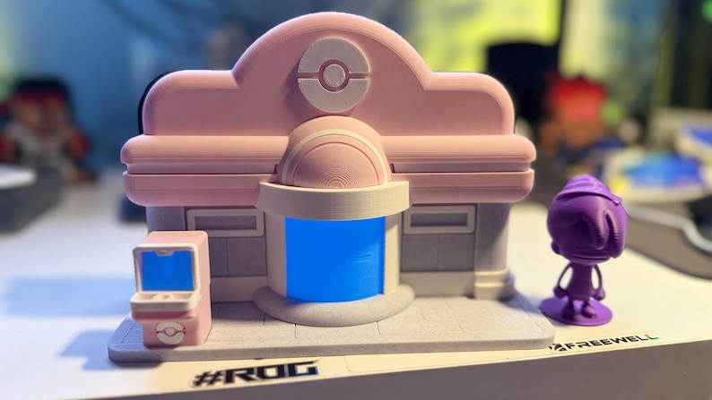 Pokopia Pokemon Center - Glow in the Dark Door and PC Screen for Switch ...
