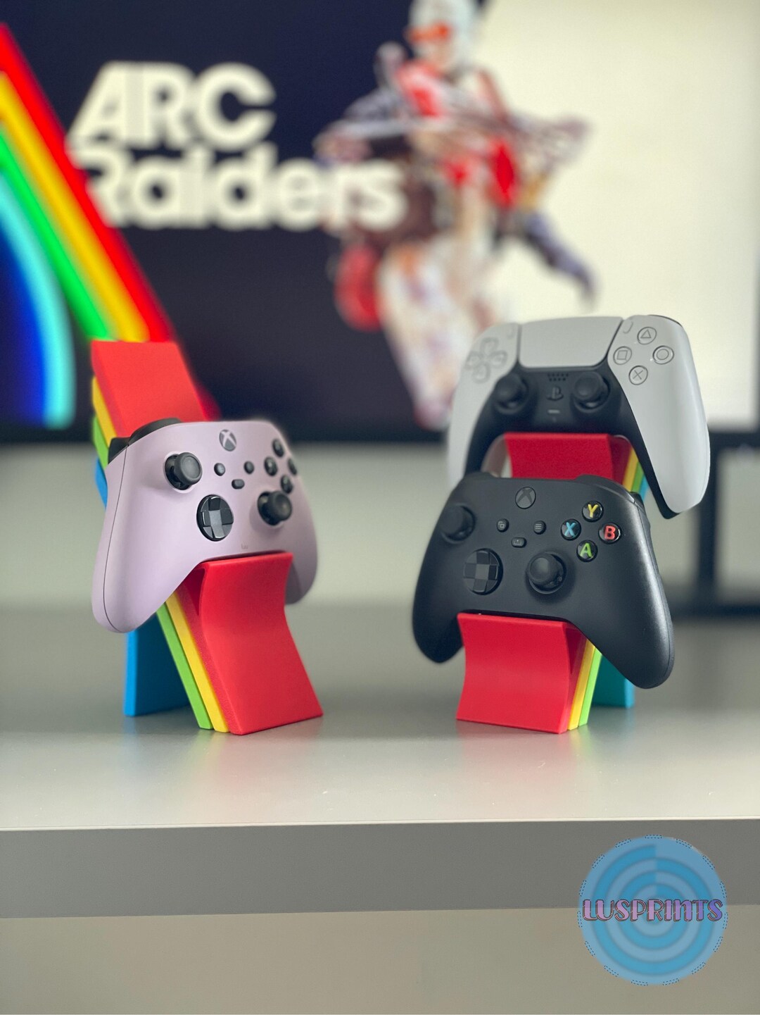 ARC Raiders Inspired Rainbow Controller Stand - 3D Printed Universal ...