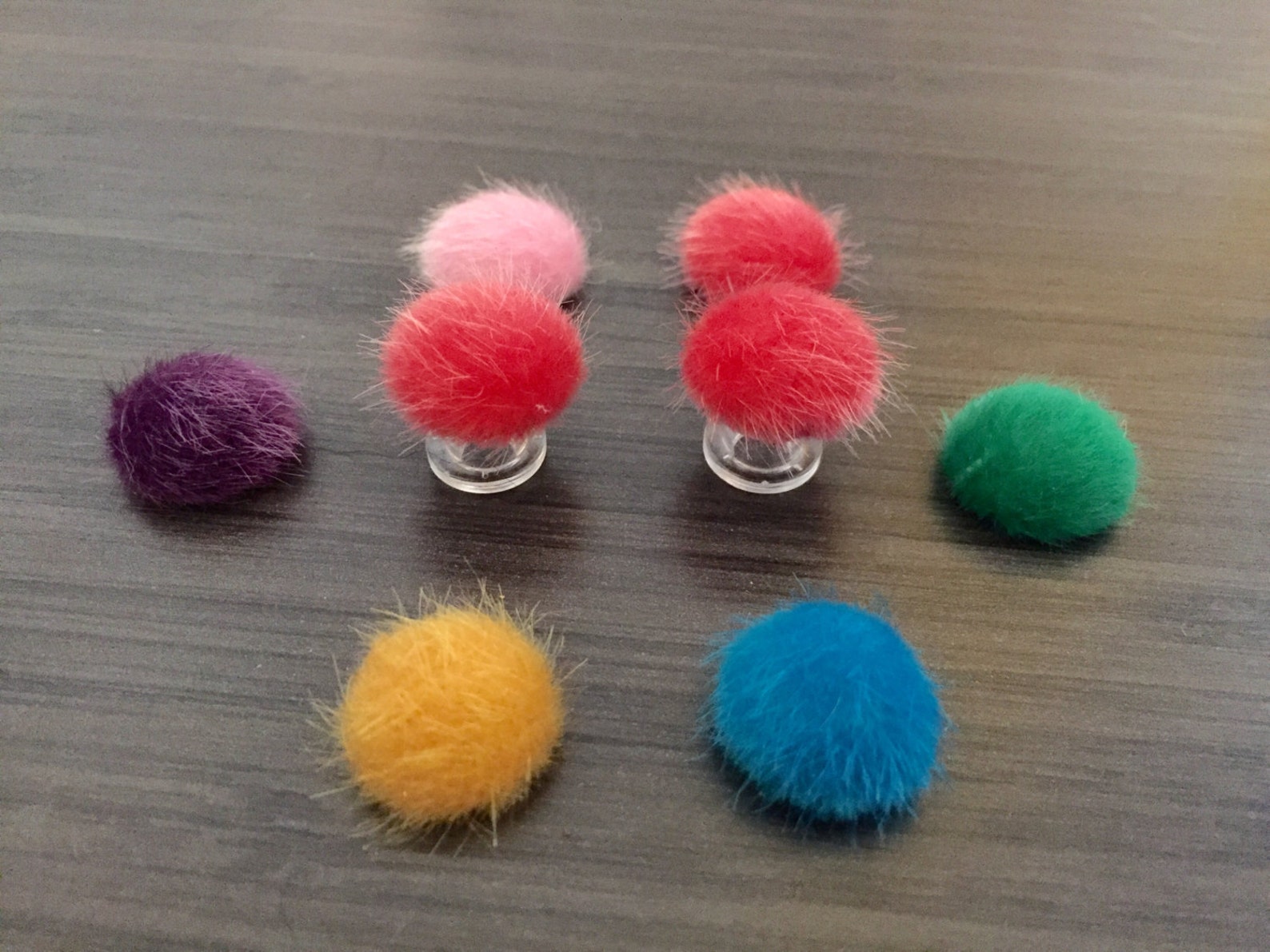 Fuzzy 6g Plugs 4g 0g Gauged Earrings 00g Choose Color 2g Ear - Etsy