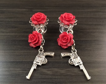 Fuzzy 6g Plugs 4g 0g Gauged Earrings 00g Choose Color 2g Ear | Etsy