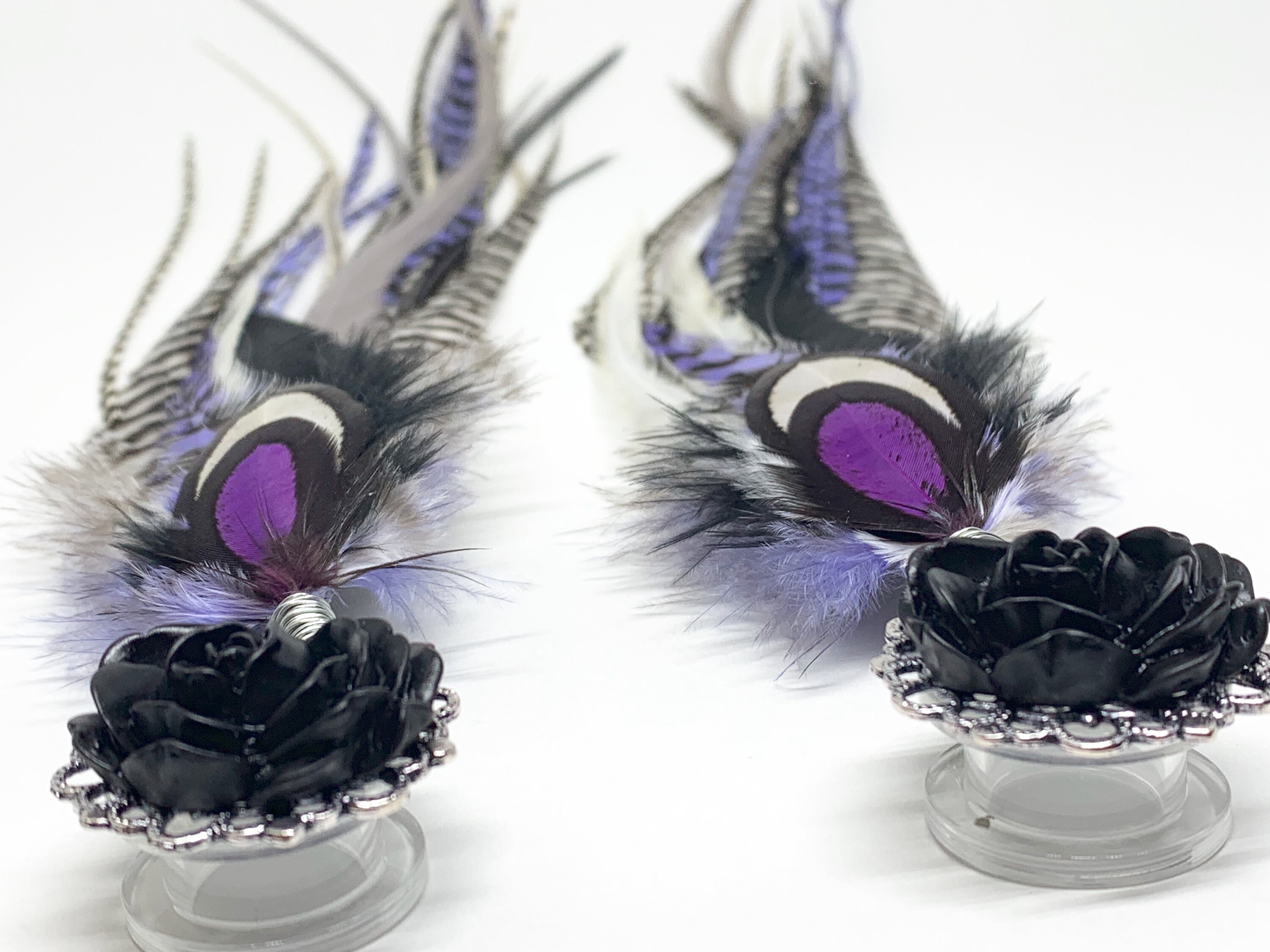 Black Rose Plugs 5/8, 3/4, 11/16, 13/16, 7/8 Inch Plugs, Feather Plugs ...