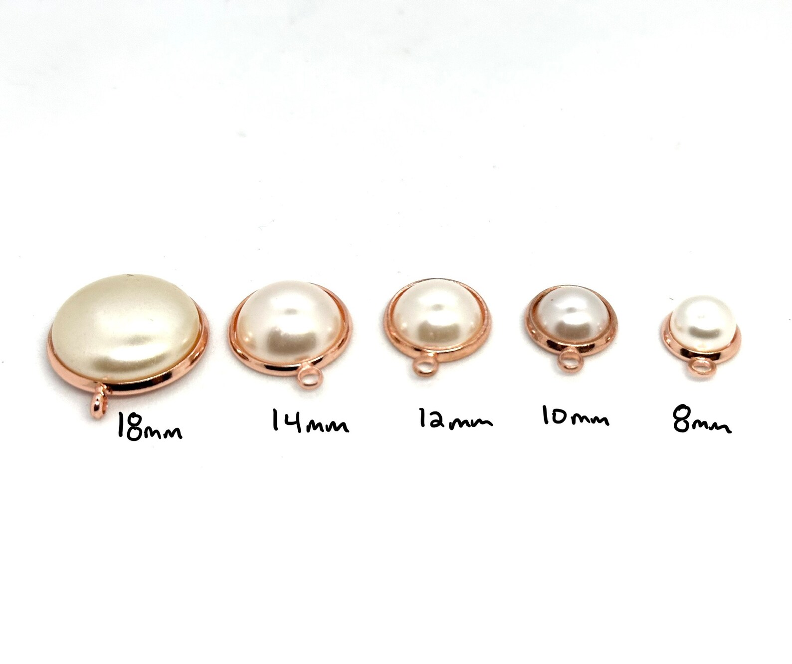 2g Rose Gold Plugs 0g Ear Plugs 6g 4g Pearl Dangle Plugs - Etsy