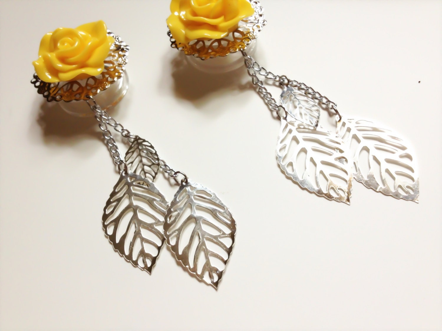 Big 3/4 Dangle Ear Plugs 17 Color Choices 7/8 - Etsy