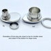 0g Teardrop Ear Plugs 00g 2g 4g Mint Chevron Plug Earrings 1/2" 12mm ...
