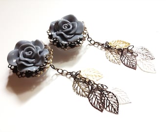 Big 3/4 Dangle Ear Plugs 17 Color Choices 7/8 | Etsy