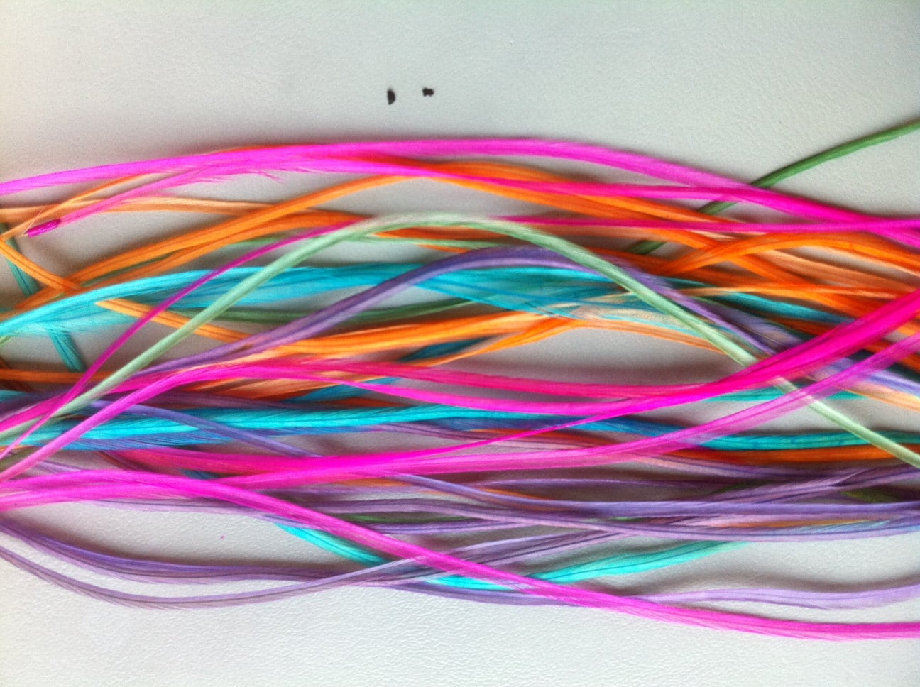 Feather Hair Extensions Candy Land 5 Long Pastel Hair | Etsy