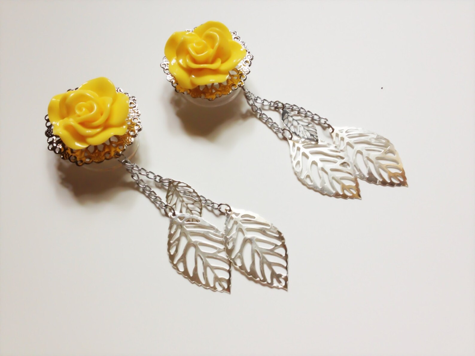 Big 3/4 Dangle Ear Plugs 17 Color Choices 7/8 - Etsy