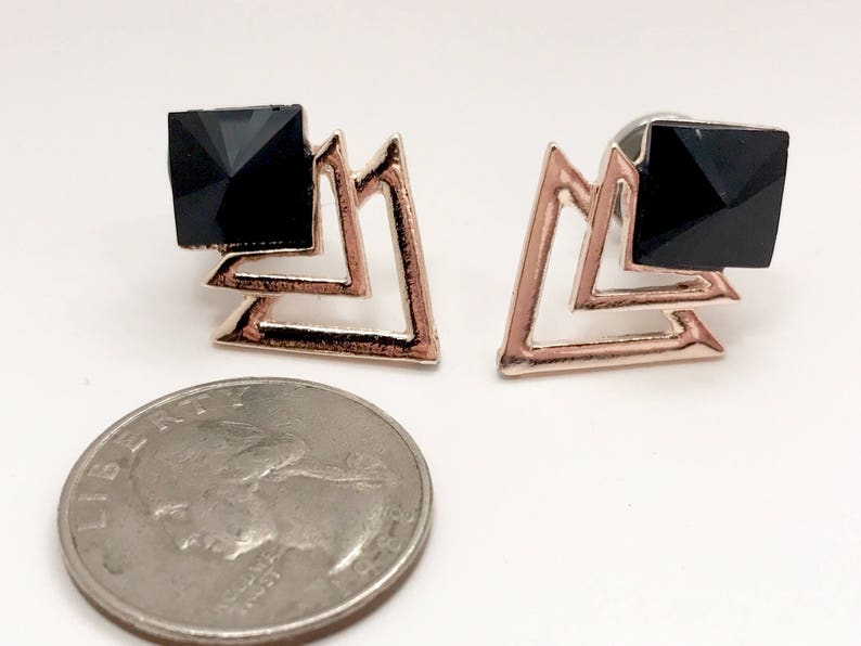 6g Hider Plugs 4g Art Deco Style Ear Plugs 2g Light Rose Gold | Etsy