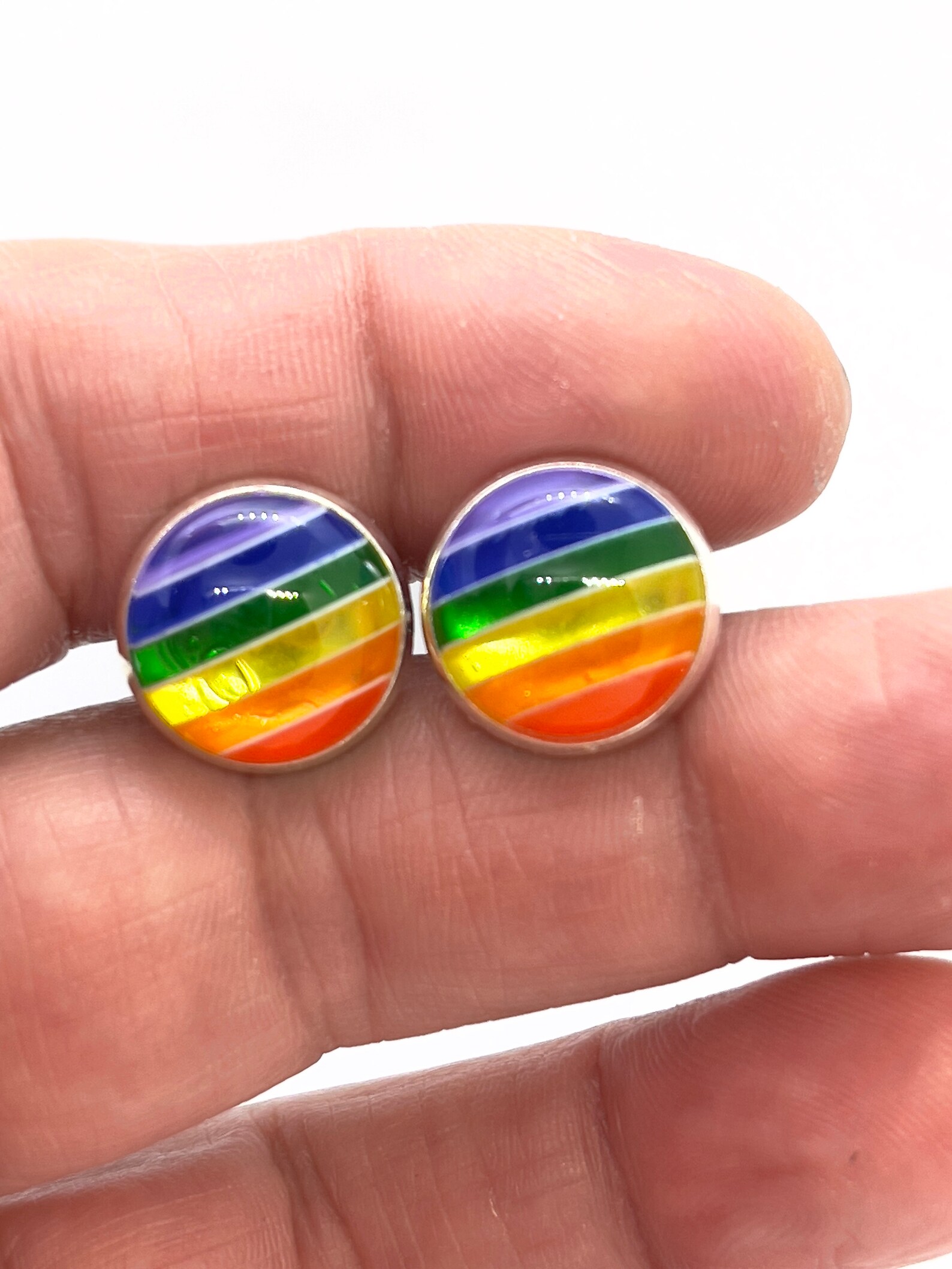Bright Rainbow Ear Plugs 14g 16g 8g 12g 10g 6g 4g 2g 0g 1g 00g - Etsy UK