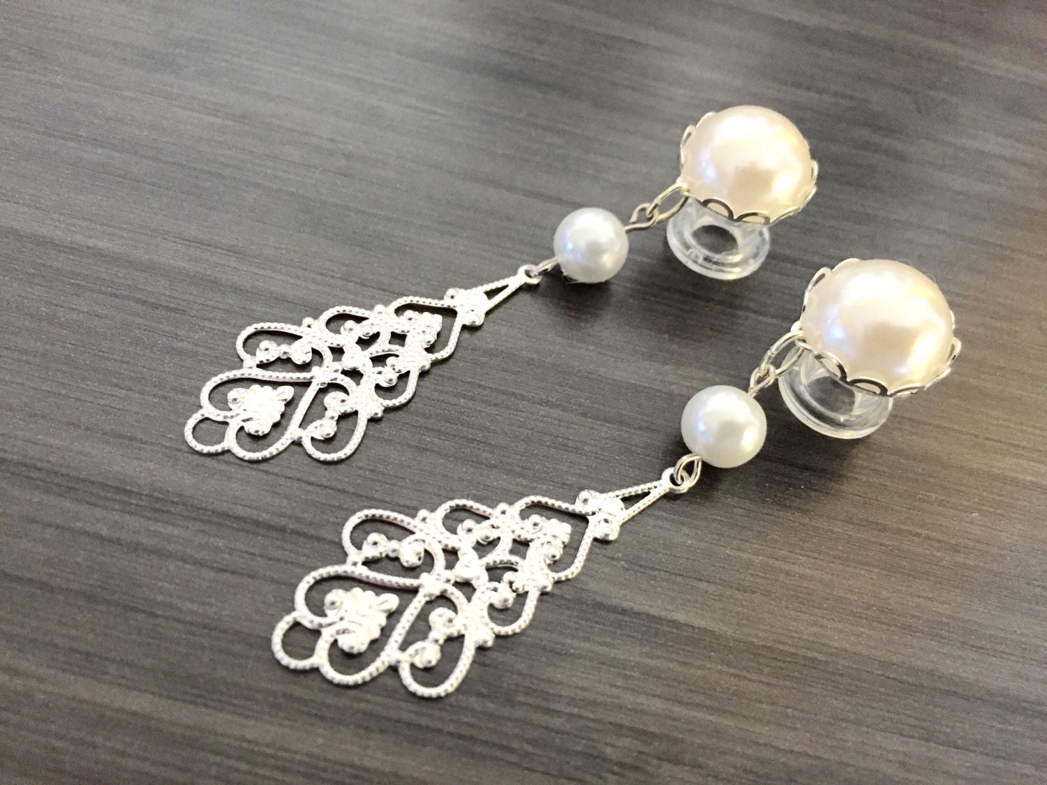 1g 6g Wedding Gauges 0g Dangle Plugs 2g Bridal Gauges 4g Ear - Etsy