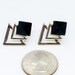6g Hider Plugs 4g Art Deco Style Ear Plugs 2g Light Rose Gold and Black ...