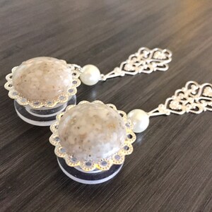 Wedding Gauges 5/8g Dangle Plugs 16mm 5/8 Bridal Gauges - Etsy