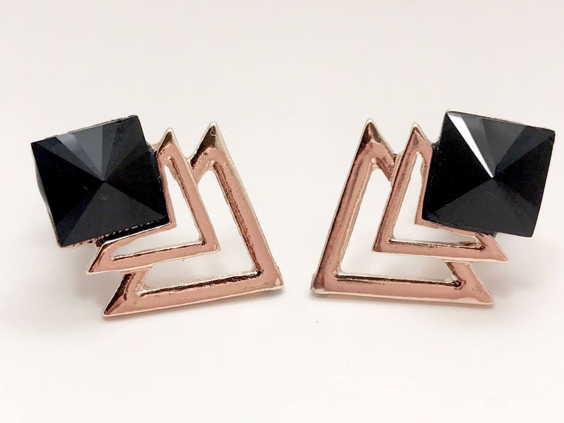 6g Hider Plugs 4g Art Deco Style Ear Plugs 2g Light Rose Gold | Etsy