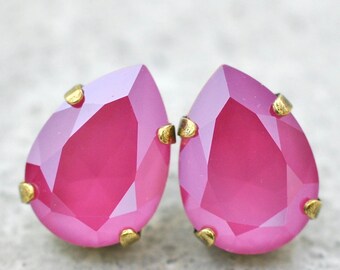 Hot pink crystals | Etsy