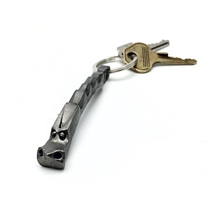 DRAGON KEYCHAIN Hand Forged and Signed by BLACKSMITH Naz ...