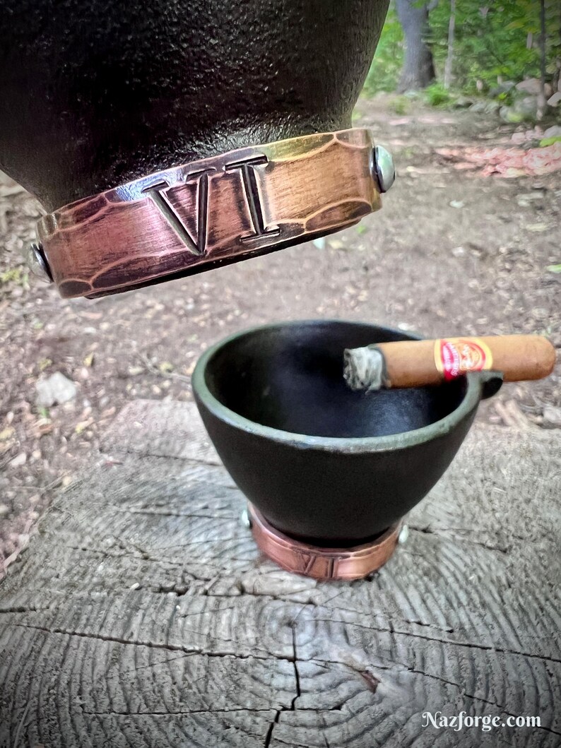 Iron Anniversary Cigar Ashtray – Personalized 6th Anniversary Gift - Etsy