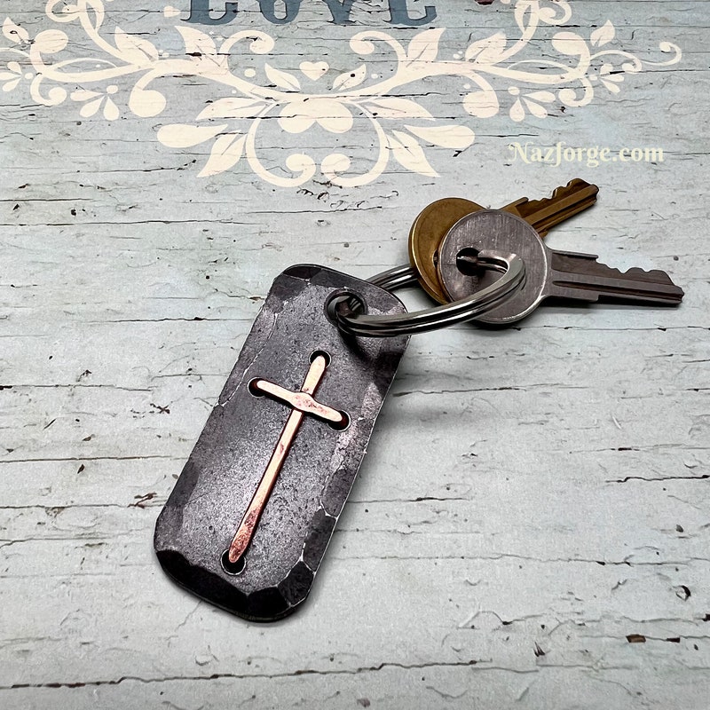 Split Cross Key Ring - Etsy Canada