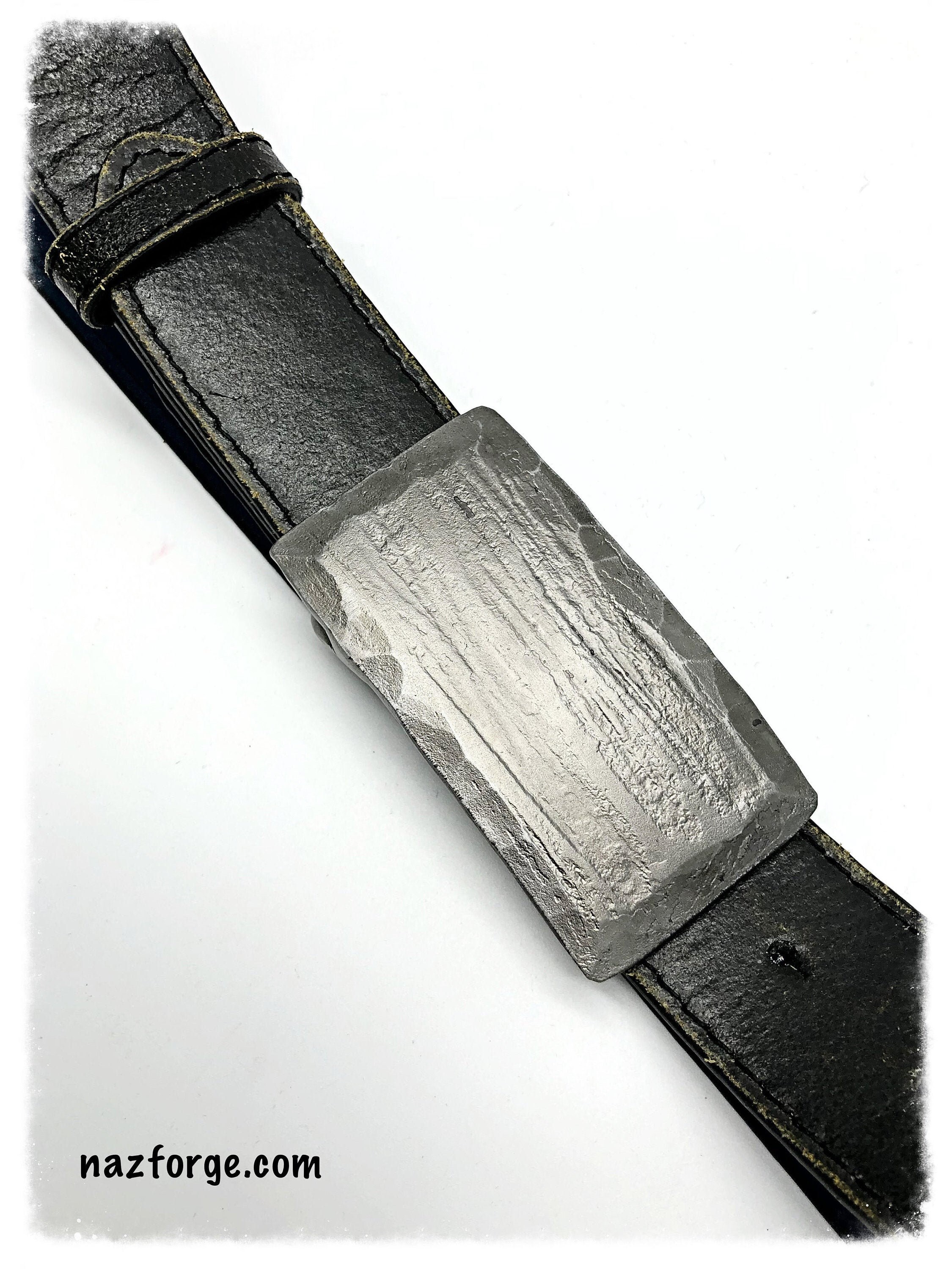 Wood Grain Textured Iron Belt Buckle Fits Up to 1-1/2 Belts , Iron ...