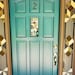 5 METAL HOUSE NUMBERS , Old English Style 5 Inches High Outside Home ...