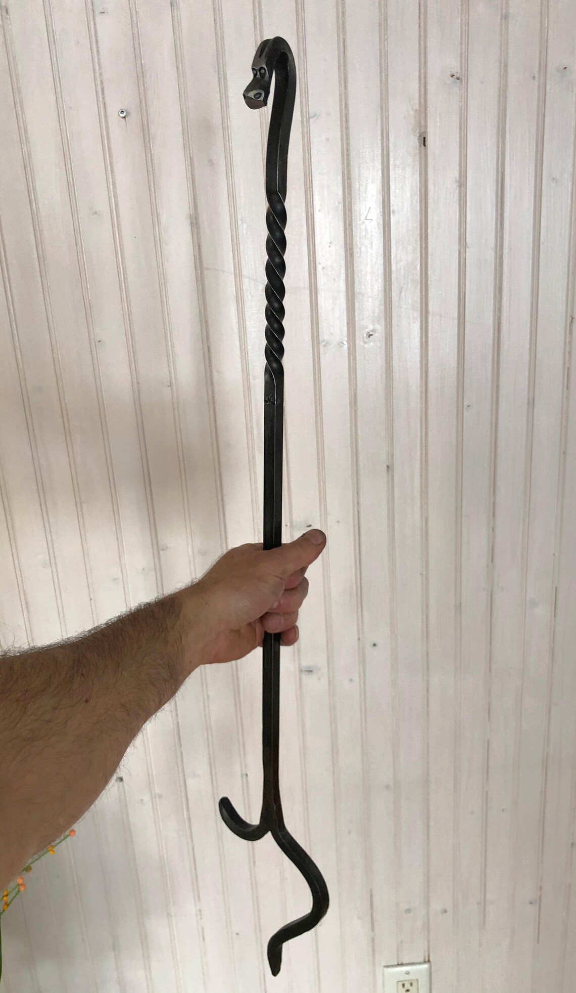 FIRE POKER Forged Dragon - Custom Fireplace Accessory Tool Hand Made by ...