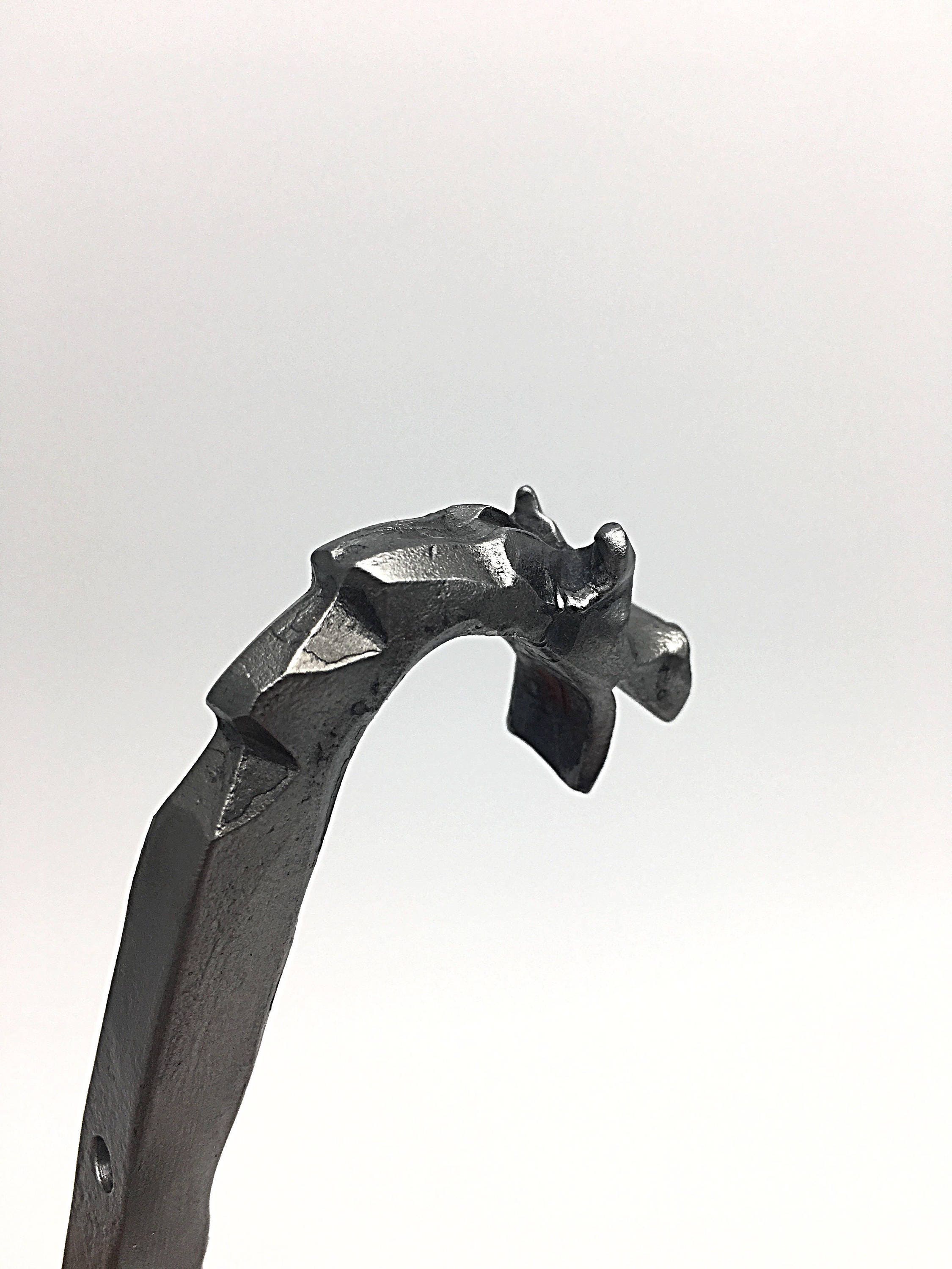 DRAGON HOOK 3/8 Hand Forged and signed by BLACKSMITH Naz - Metal Dragon ...
