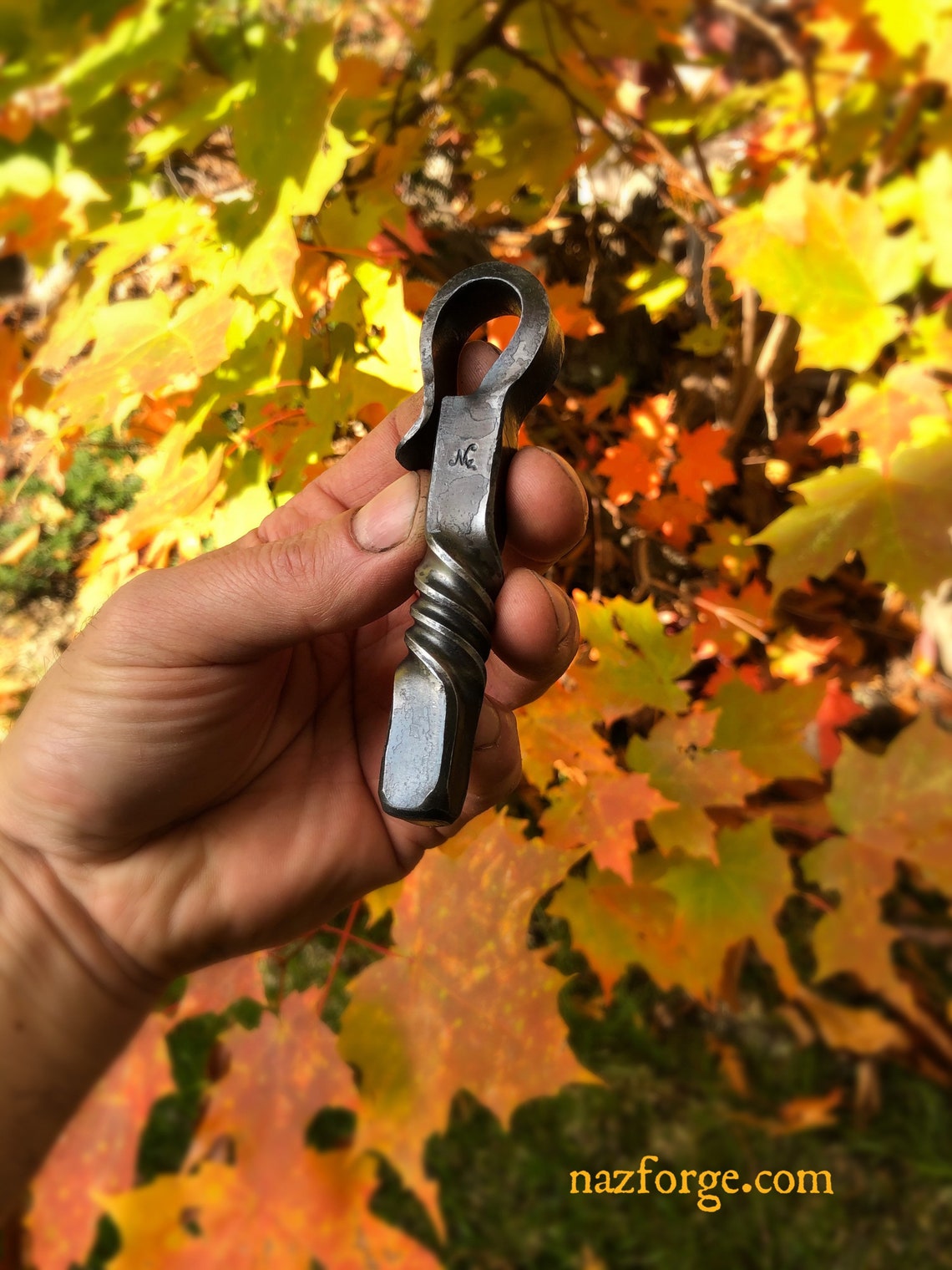 PIPE TAMPER Hand Forged by Blacksmith Naz -twisted Metal Pipe Tool ...
