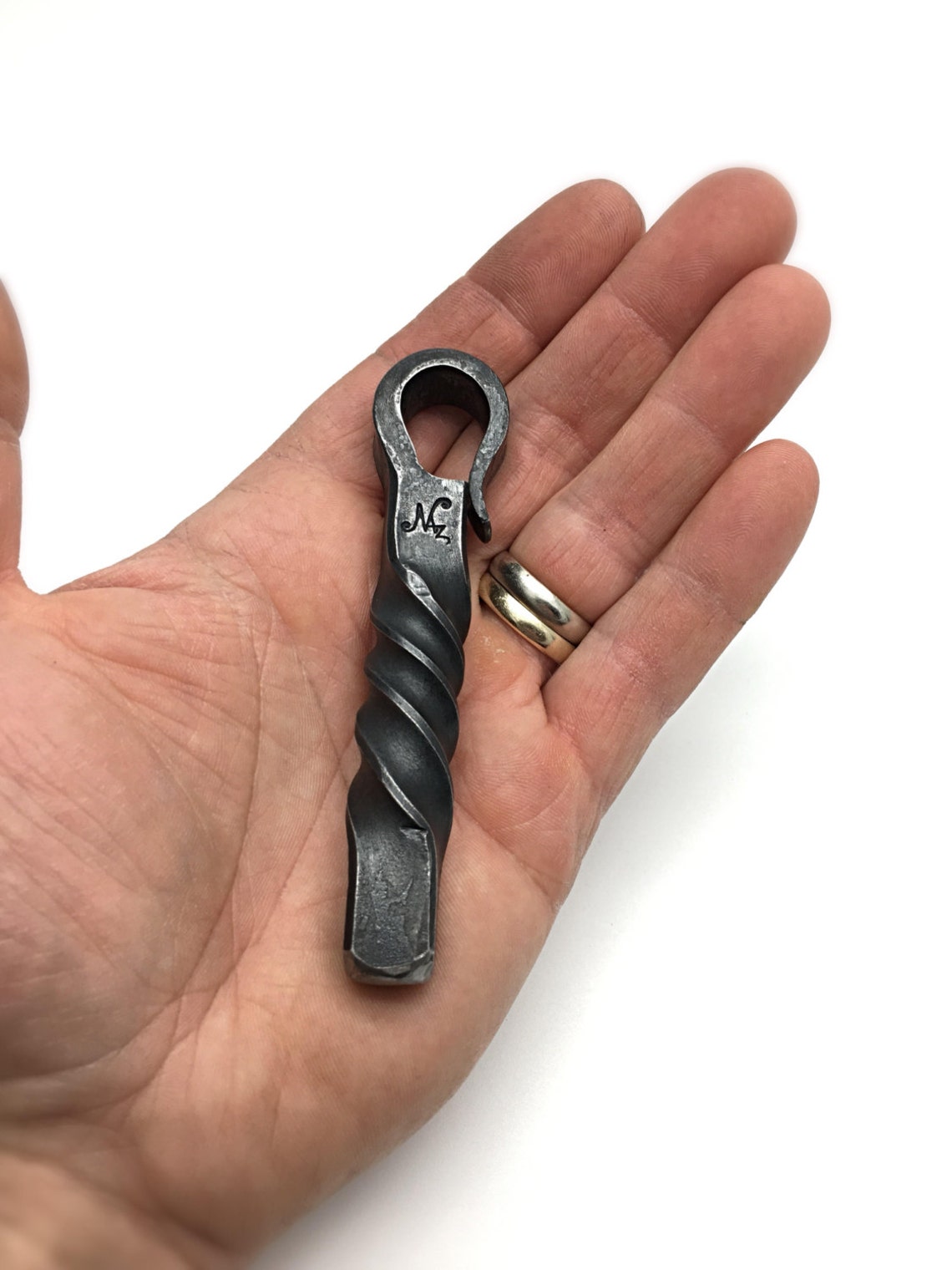 PIPE TAMPER Hand Forged by Blacksmith Naz -twisted Metal Pipe Tool ...