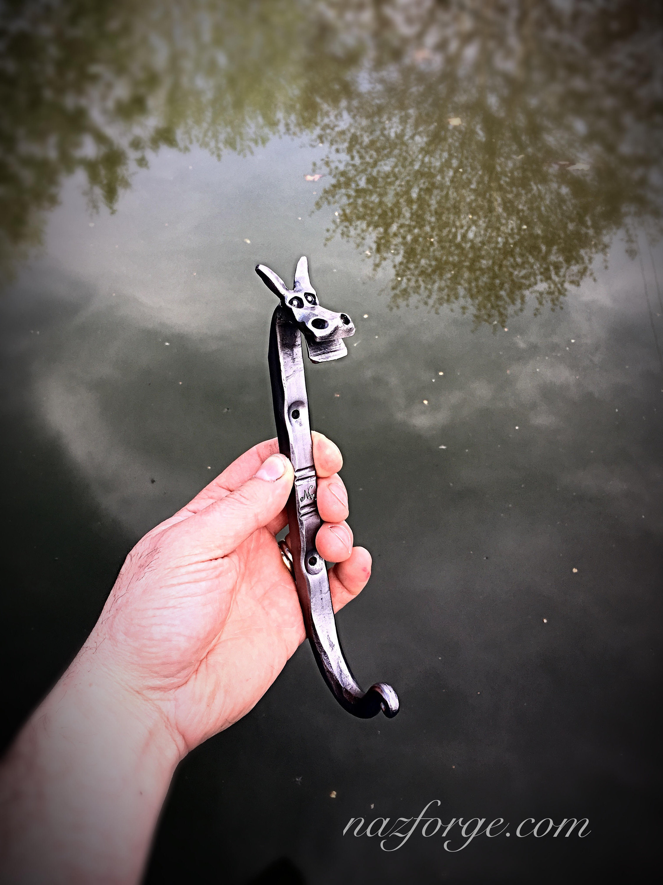 Reserved Listing for Joanne - 4 LARGE DRAGON HOOKS Hand Forged by ...