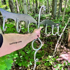 FORGED DRAGON COAT Rack by Naz - Hand Made by Blacksmith - Unique Gift ...