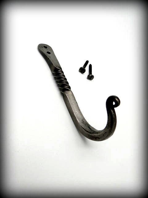 FORGED HOOK with Decorative Twist by Blacksmith Naz - Traditional ...