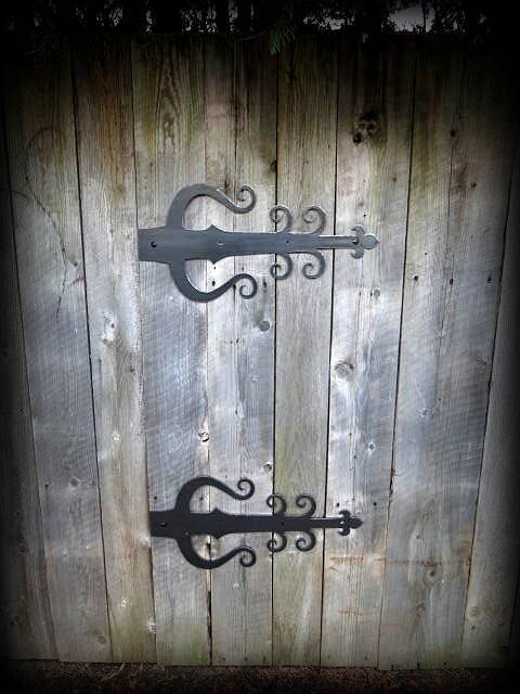 DOOR HINGE FRONTS - Pair of Decorative (False) Door Hinges - Made from ...